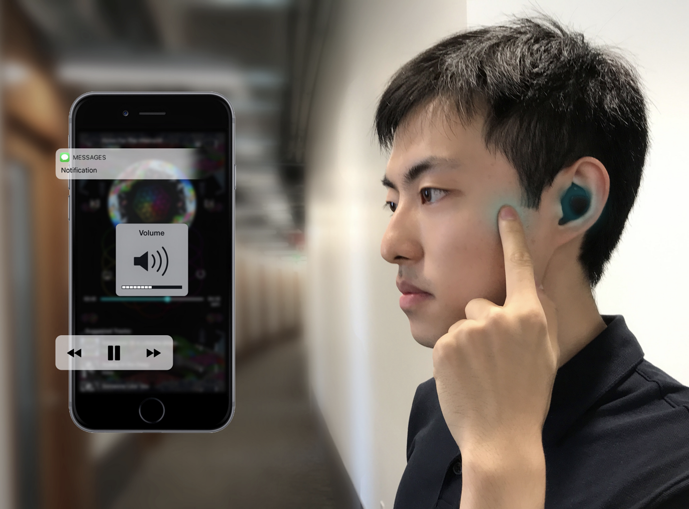 Interaction via Wireless Earbuds | Make4all